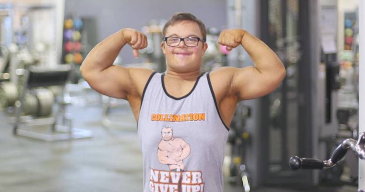 Mooi! Deze jongen met syndroom van Down wordt stoere bodybuilder | Fit ...