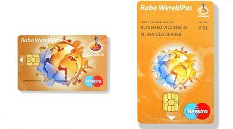 Nieuwe pinnen: Rabobank komt met verticale bankpas | De Volkskrant