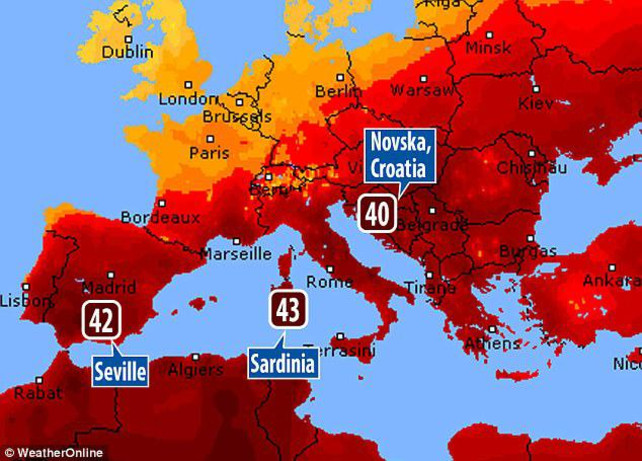 Hittegolf Lucifer in zuidoostelijk Europa: gevoelstemperaturen boven 50 graden | buitenland | De ...