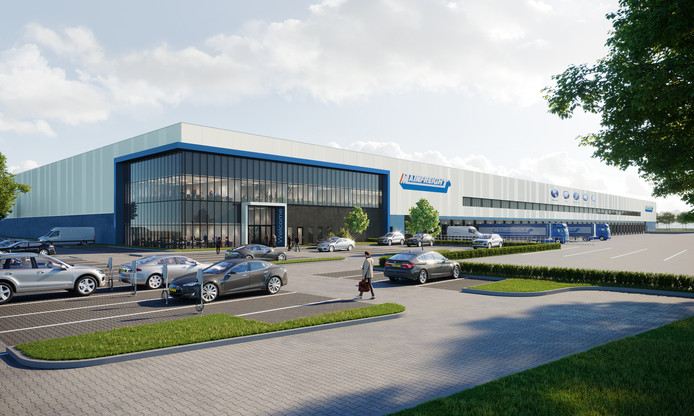 Bouw distributiecentrum Mainfreight Europe op De Wildeman Zaltbommel ...
