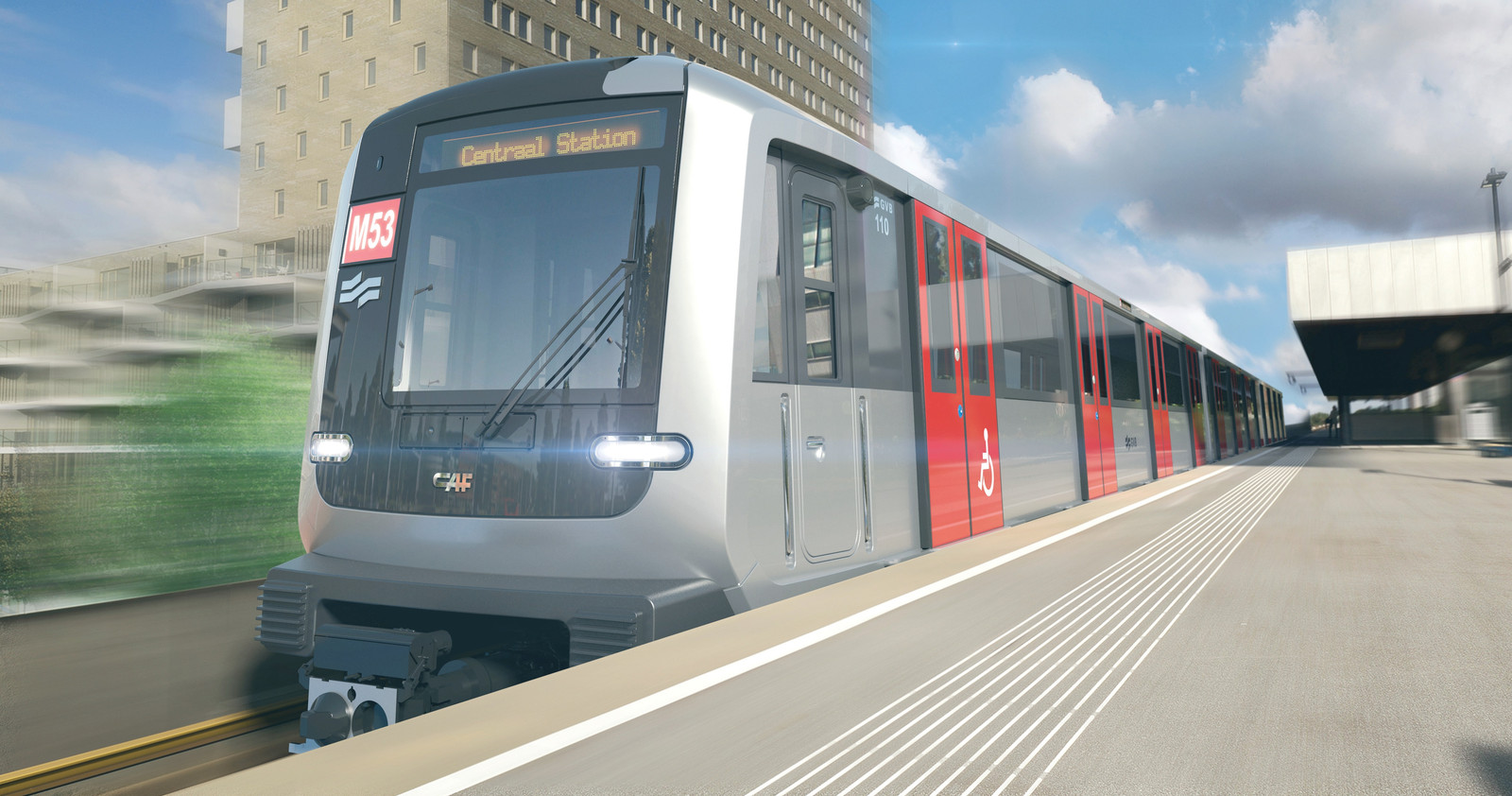 Zo ziet de nieuwe metro M7 eruit op ware grootte | Foto | AD.nl