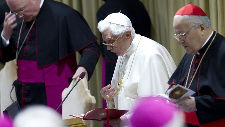Nieuwe kardinalen komen samen in roerig Vaticaan | Trouw